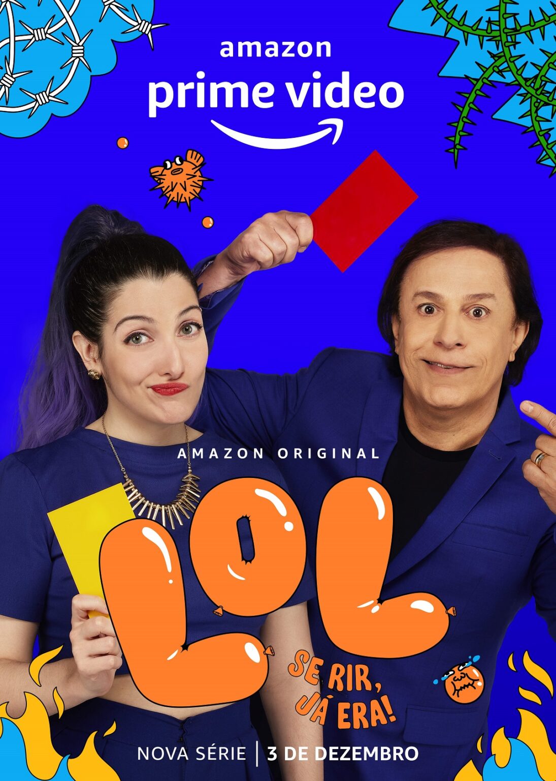 Prime Video lança trailer da nova série Original Amazon LOL: Se Rir, Já ...