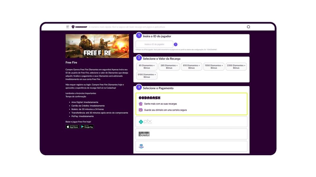 Codashop lança Codacash no Brasil, carteira digital para recargas de ...