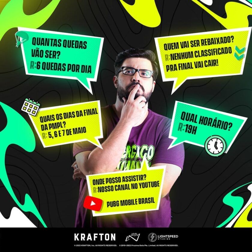 Grande Final da PUBG MOBILE Pro League Spring Brasil 2023 ocorre neste ...